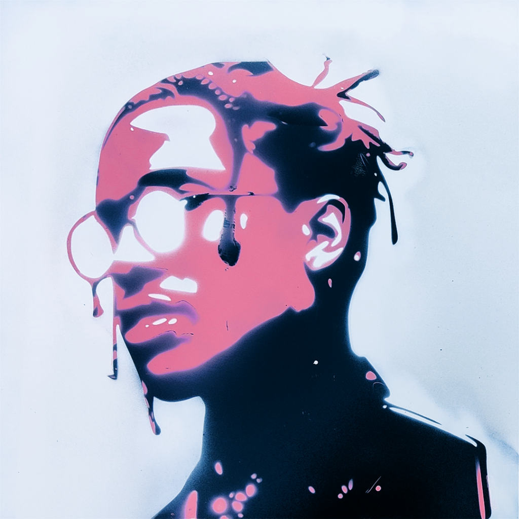 Stencil graffiti trafaretas - „A$AP Rocky” - graffiti-shop.lt